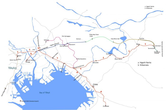 Keisei (incl. Chiba New Town Tetsudô, Hokusô Tetsudô, Shin Keisei ...